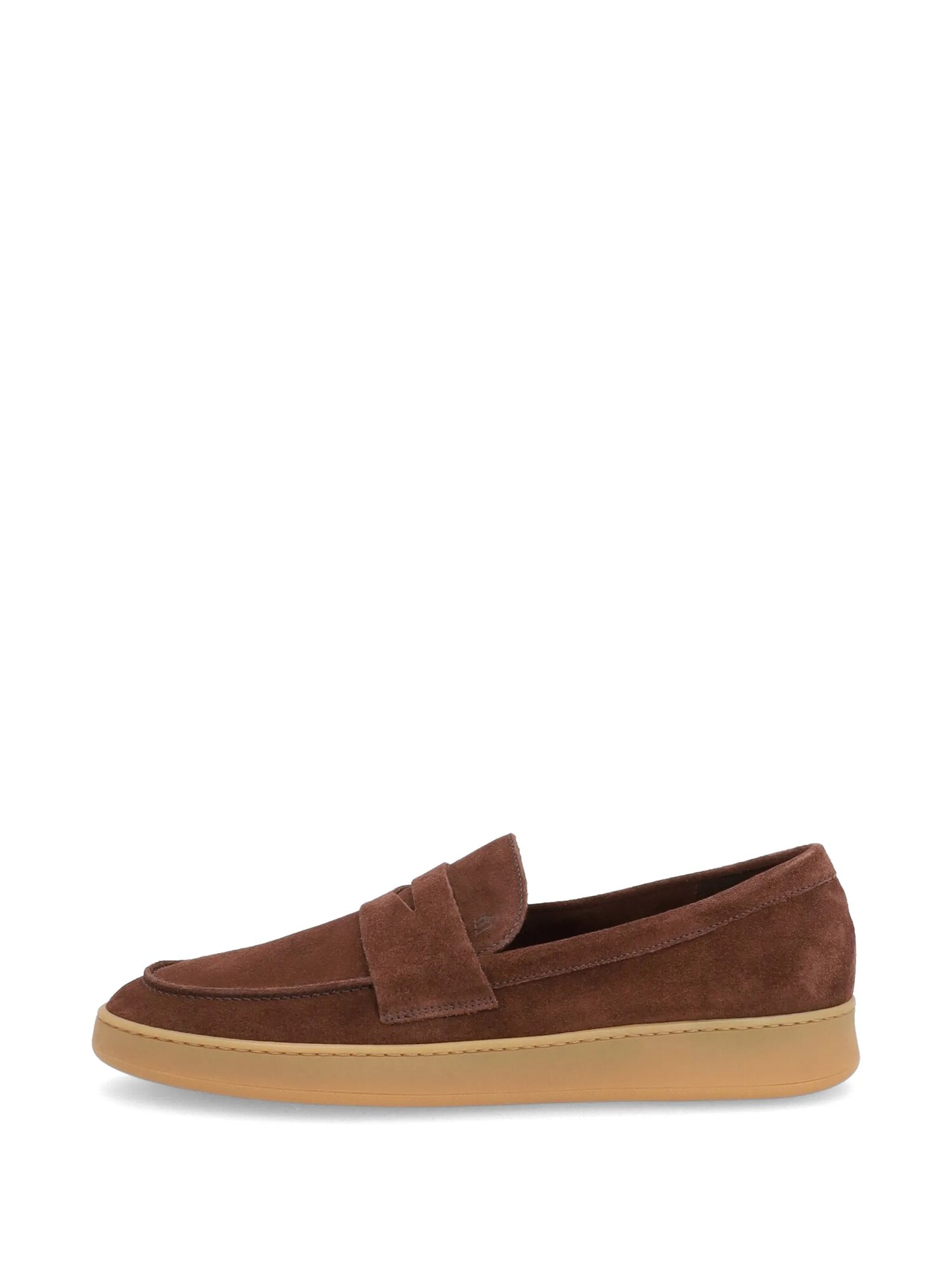 Лоферы Saddle-detail suede loafers