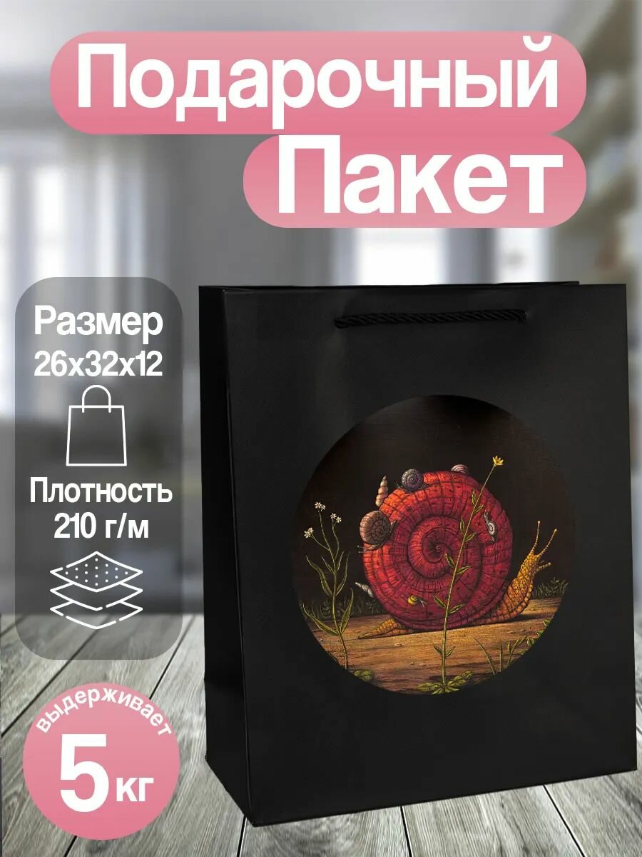 Пакет подарочный гоблинкор Pinterest, упаковка для подарка, 26х31 см