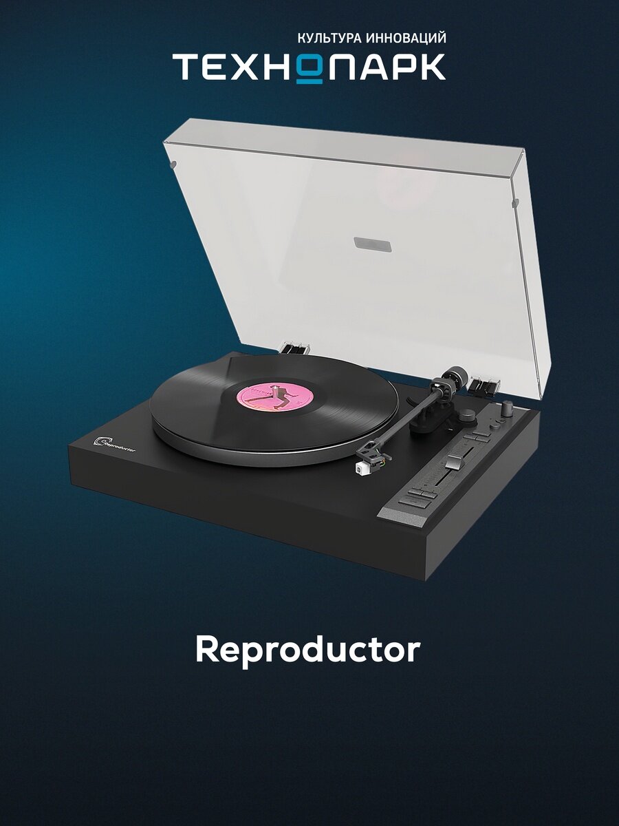 Проигрыватель виниловых пластинок Reproductor RP-300BT Black