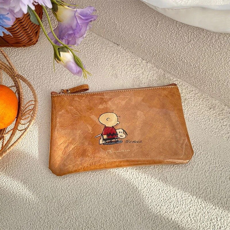 Кошелек MINISO Snoopy（Портативная кожаная сумка для хранения, популярная в Северной Европе в 2026 году,）