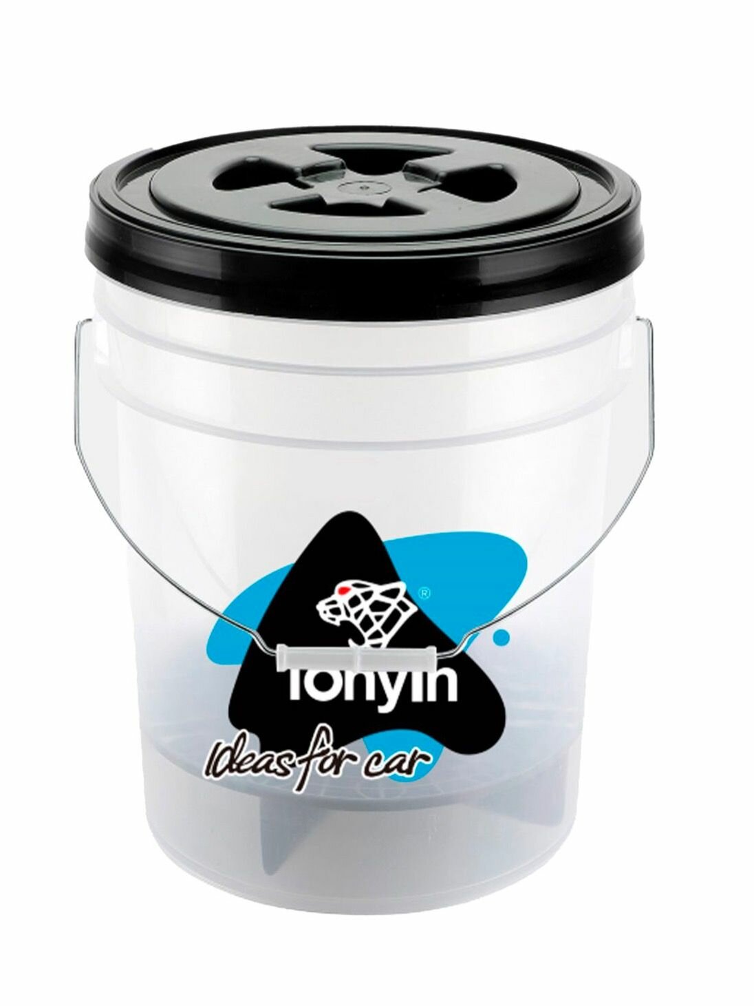 TT30A Ведро для мойки автомобиля с сепаратором и крышкой CAR WASH BUCKET TONYIN, 20л.