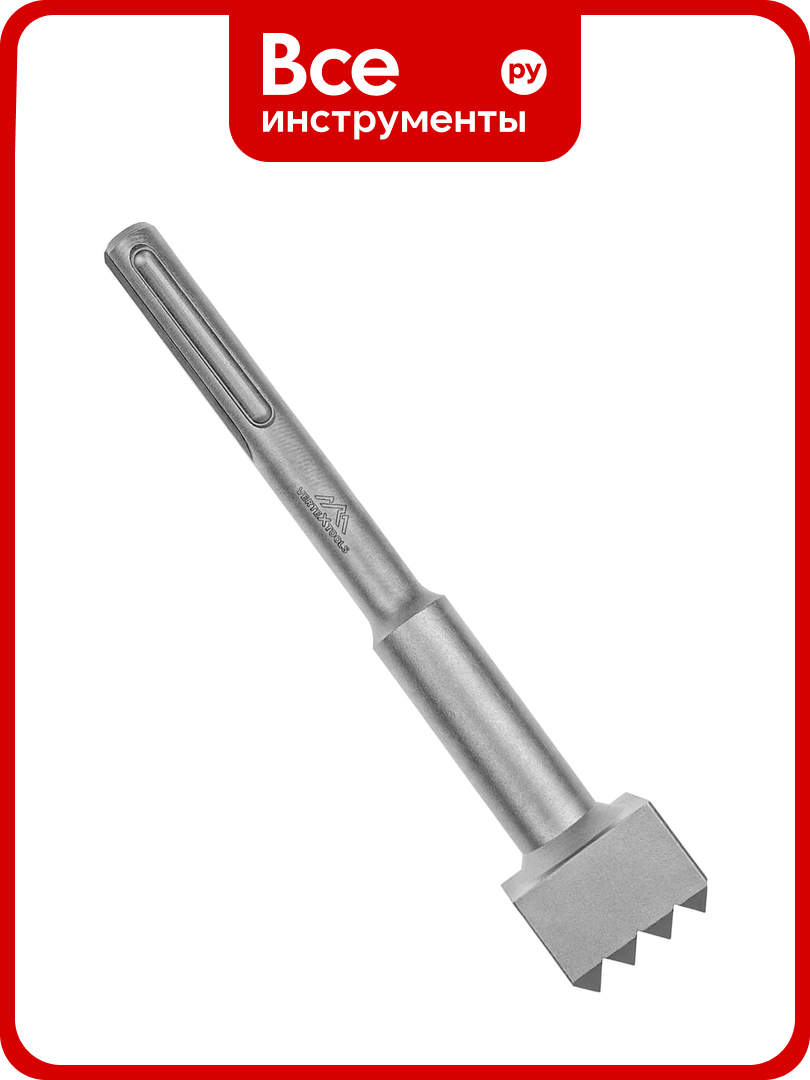 Зубило бучарда SDS-max 18x240x45x45 мм vertextools 240-45-45