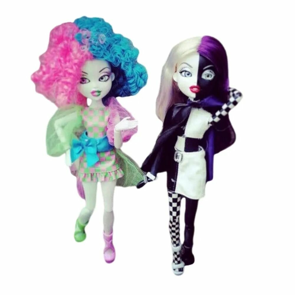 MGA Bratzillaz Switch-A-Witch Doll Double Pack Братц Модная кукла-ведьма, С одеждой и аксессуарами, Игрушка своими руками, Подходит для детей старше 6 лет