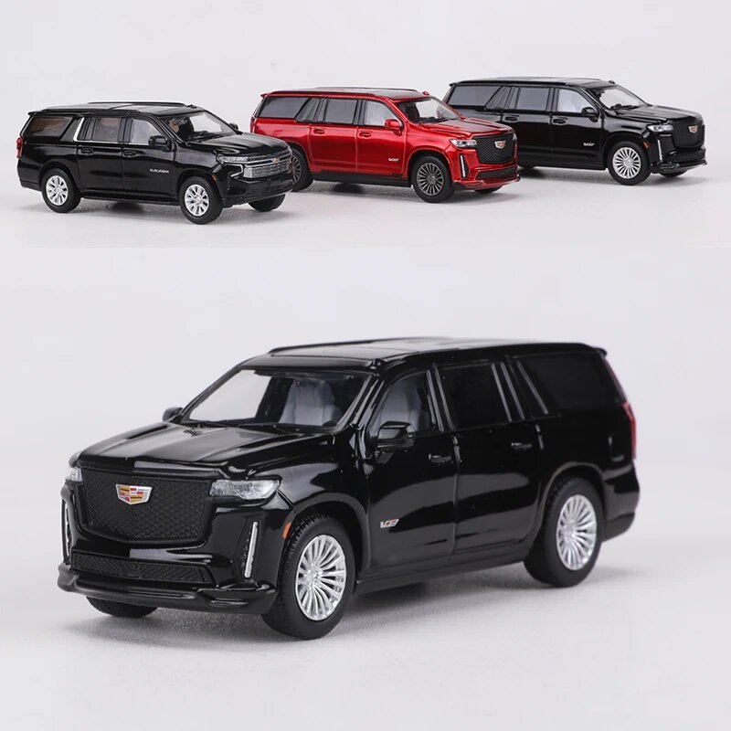 Модель автомобиля Cadillac Escalade Silver 1:64 MASDI
