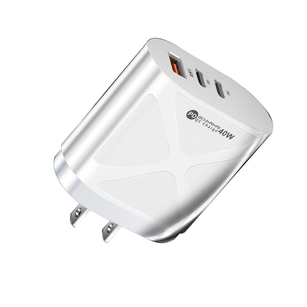 Зарядное устройство HCJTWIN, для телефона, с USB и Type-C, 12Вт