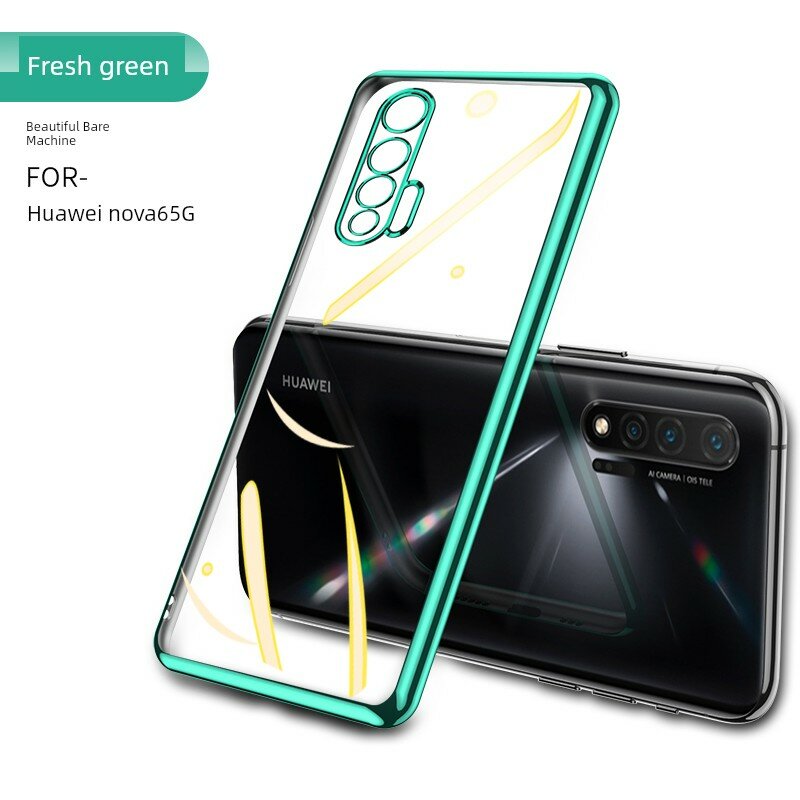 Чехол для Huawei Nova 6 SE с защитой от падений и полным покрытием, защита камеры, свежий зеленый