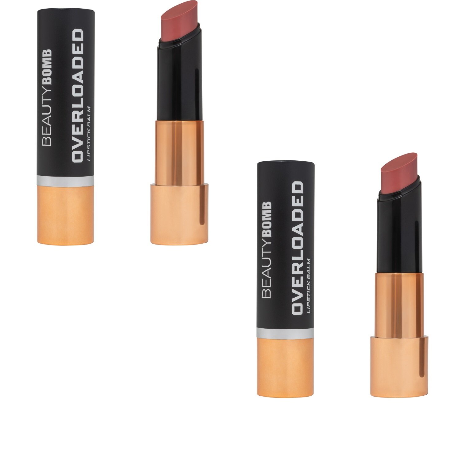 Помада-бальзам Beauty Bomb Lipstick balm «Overloaded» тон 02 2шт