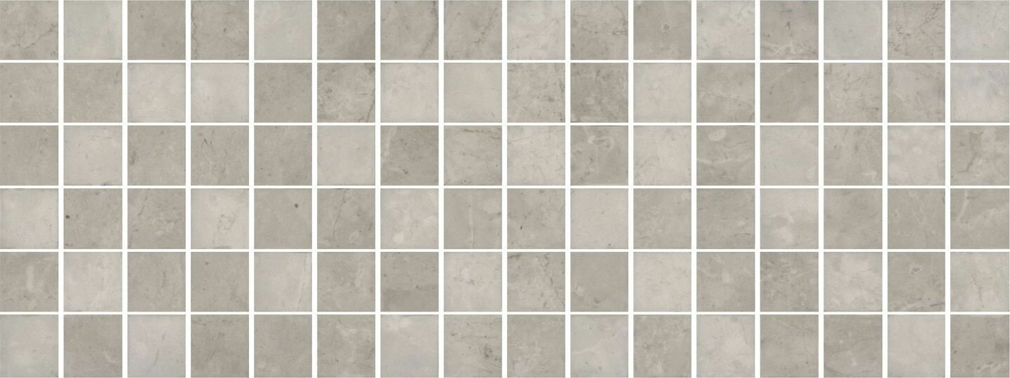 MM15150 Декор Монсанту мозаичный серый светлый глянцевый 15x40x6,9