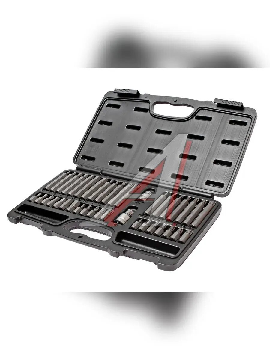 Набор бит JTC 40 шт 1/2 3/8 S2, SPLINE, TORX, HEX