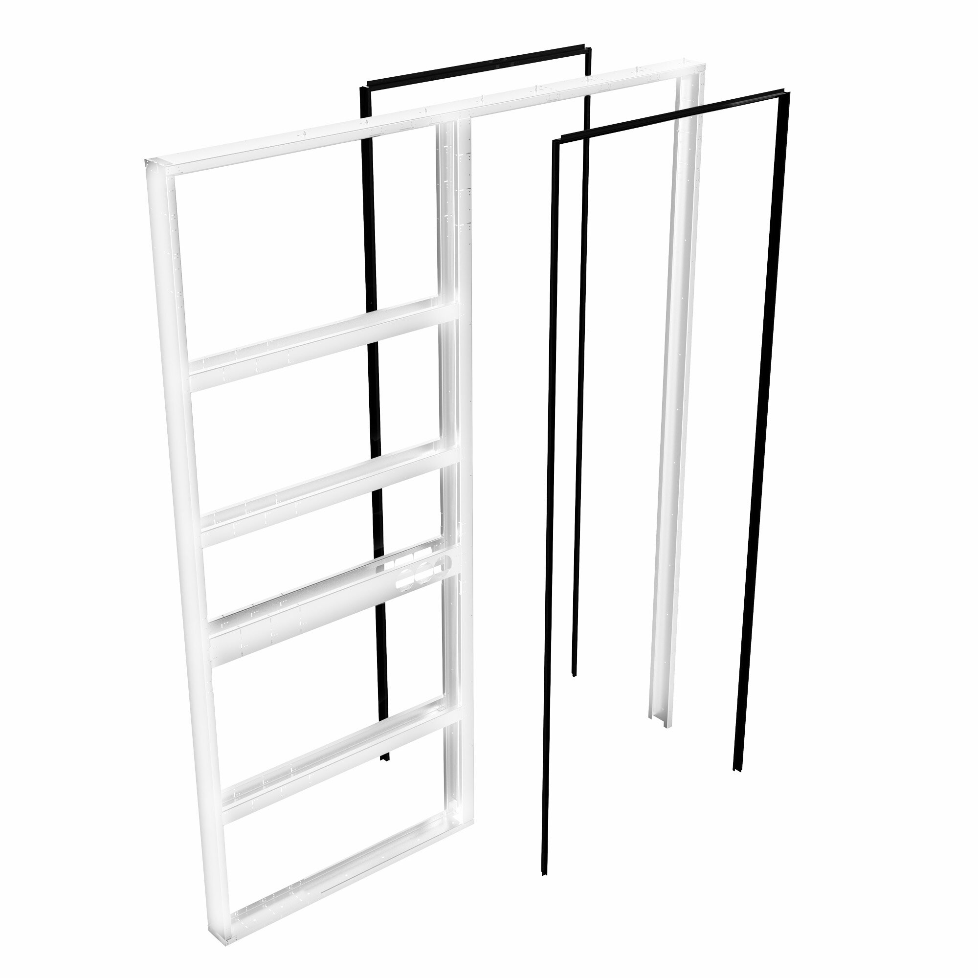 Комплект Armadillo (Армадилло) для обрамления пенала SLD. Comfort-PENAL frame 900/2300 BL