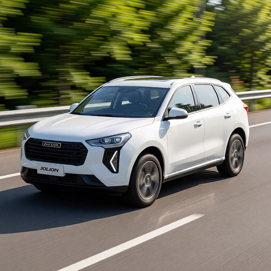 Машинка металлическая Технопарк, Хавал Haval Jolion, 12 см, белый