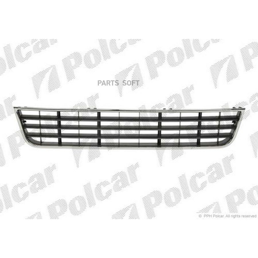 AUDI A6 C5 SDNAVANT, 06.01-01.05 решетка В бамп от официального дистрибьютора, POLCAR, артикул 13272710