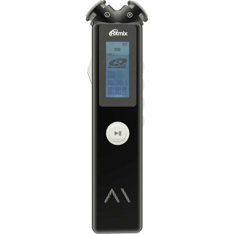 Диктофон цифровой Ritmix RR-145 16GB Black, 1747496
