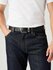 Ремень Levi's для мужчин, размер 95, черный/коричневый
