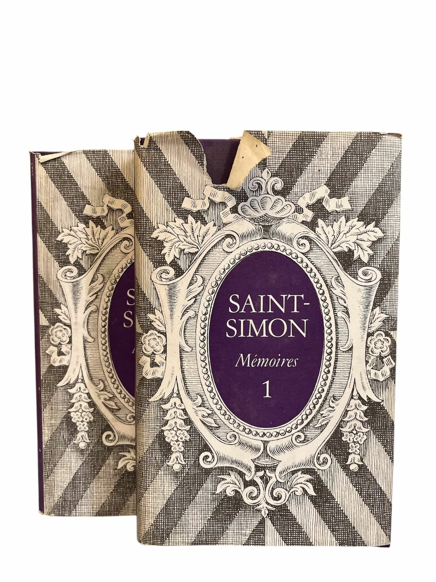 Saint-Simon. Memories (комплект из 2 книг). Сен-Симон Луи де Рувруа. 1976. Твердый переплет, суперобложка. 763 стр