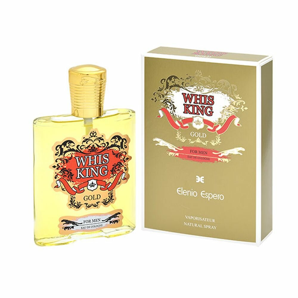 Elenio Espero Туалетная вода мужская Whis King Gold, 80 мл