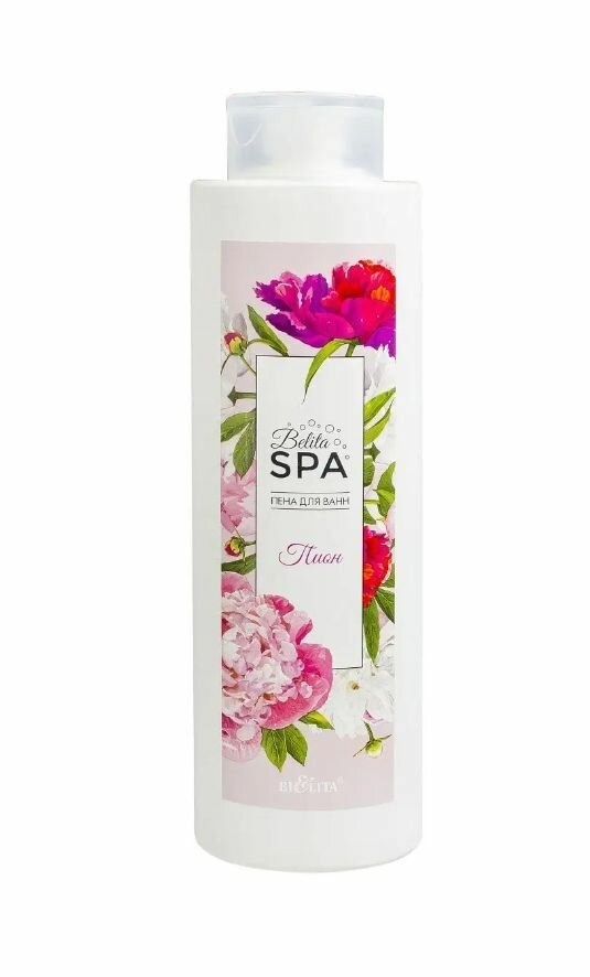 Белита Пена для ванны Spa, пион, 520 мл