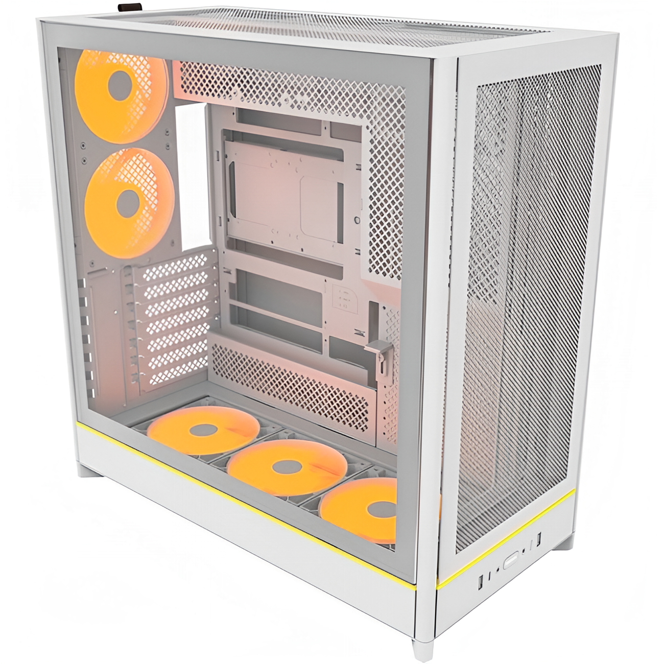 Корпус Midi-Tower Montech HS01 PRO, ARGB, белый (HS01 PRO WHITE)