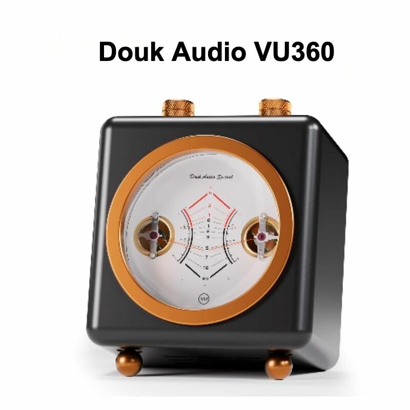 Douk Audio VU360 Ретро Аналоговый VU-метр Музыкального спектра Винтажный Декор рабочего стола