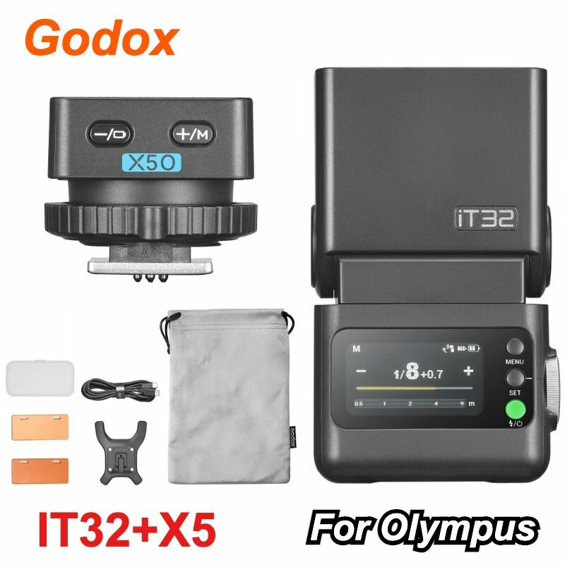 Godox iT32 X5 Карманная Вспышка для фотоаппарата HSS TTL для Sony Canon Nikon Fuji Hasselblad Olympus
