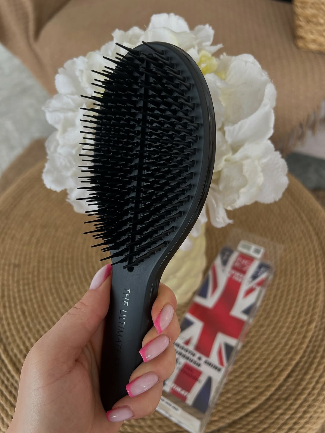 Расческа для разглаживания волос TANGLE TEEZER The Ultimate Styler jet black , 22.5 см