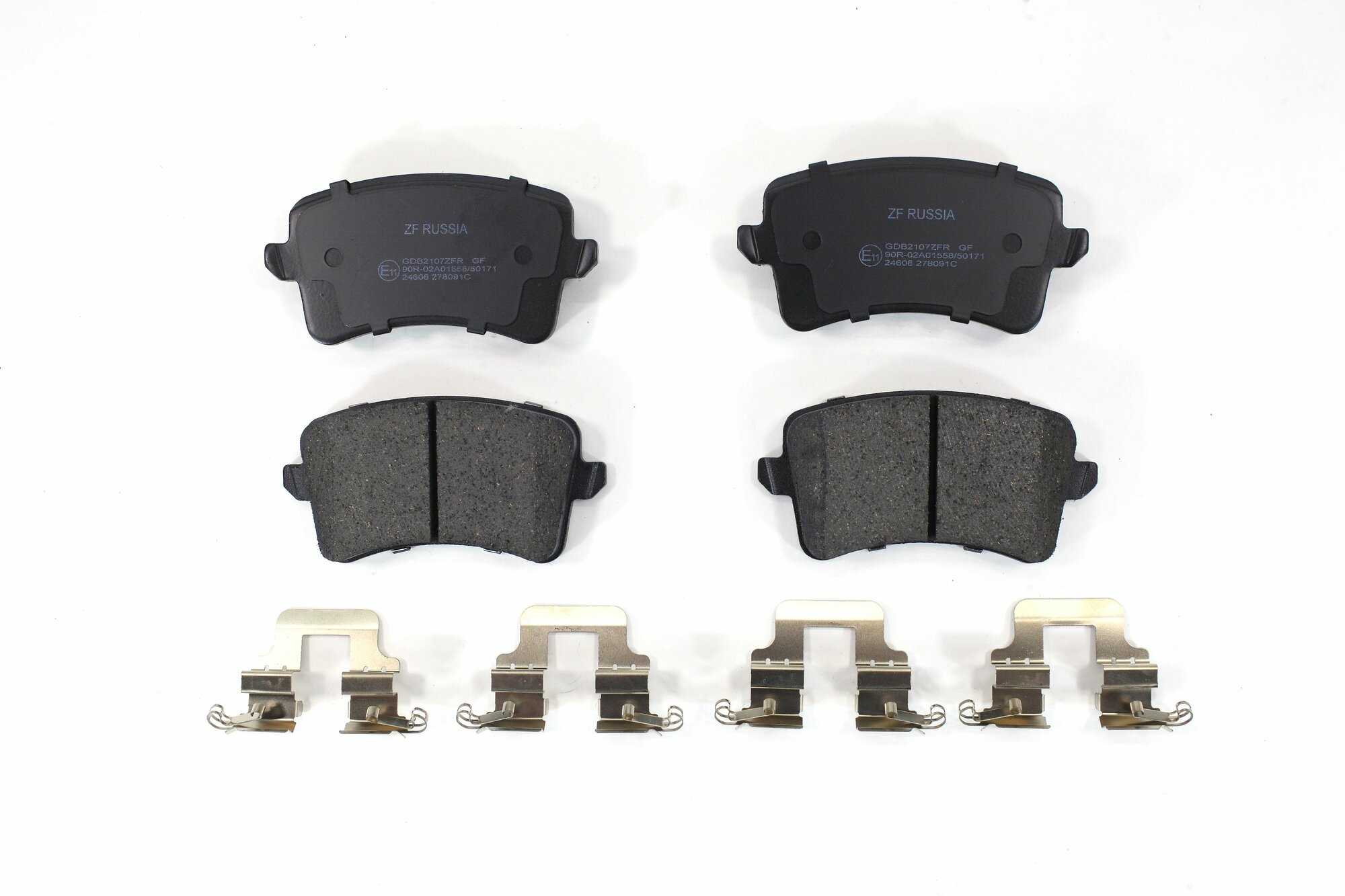 Колодки задние для AUDI A4 B8 A5 S5 Q5 2008- ZF Russia GDB2107 ZFR