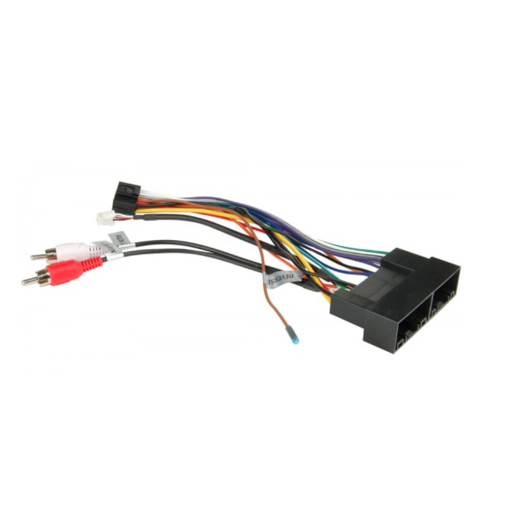 Переходник 16 pin RCA для подключения Android автомагнитолы к автомобилю Hyundai, Kia, разъём 16 пин Андроид магнитолы, провод питания, кабель акустический