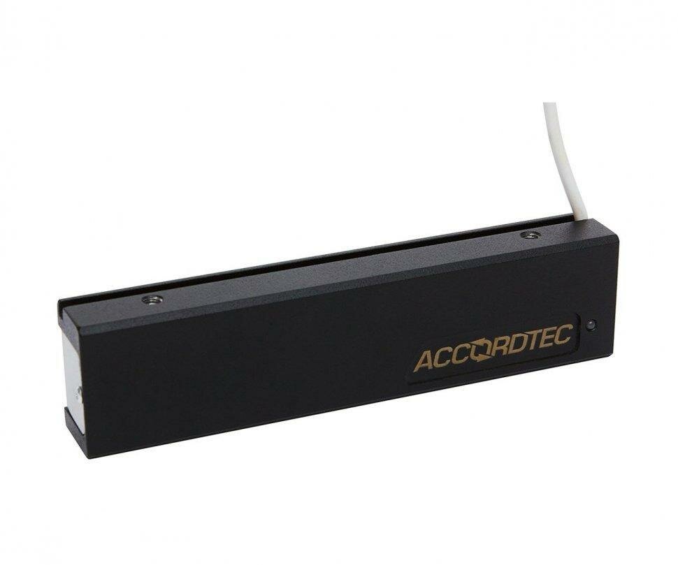 Замок электромагнитный AccordTec ML-200K-3 Premium Black с уголком