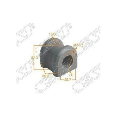 Втулка стабилизатора SAT ST-48818-05070 Toyota Avensis T250 03-08 Задняя 19.00
