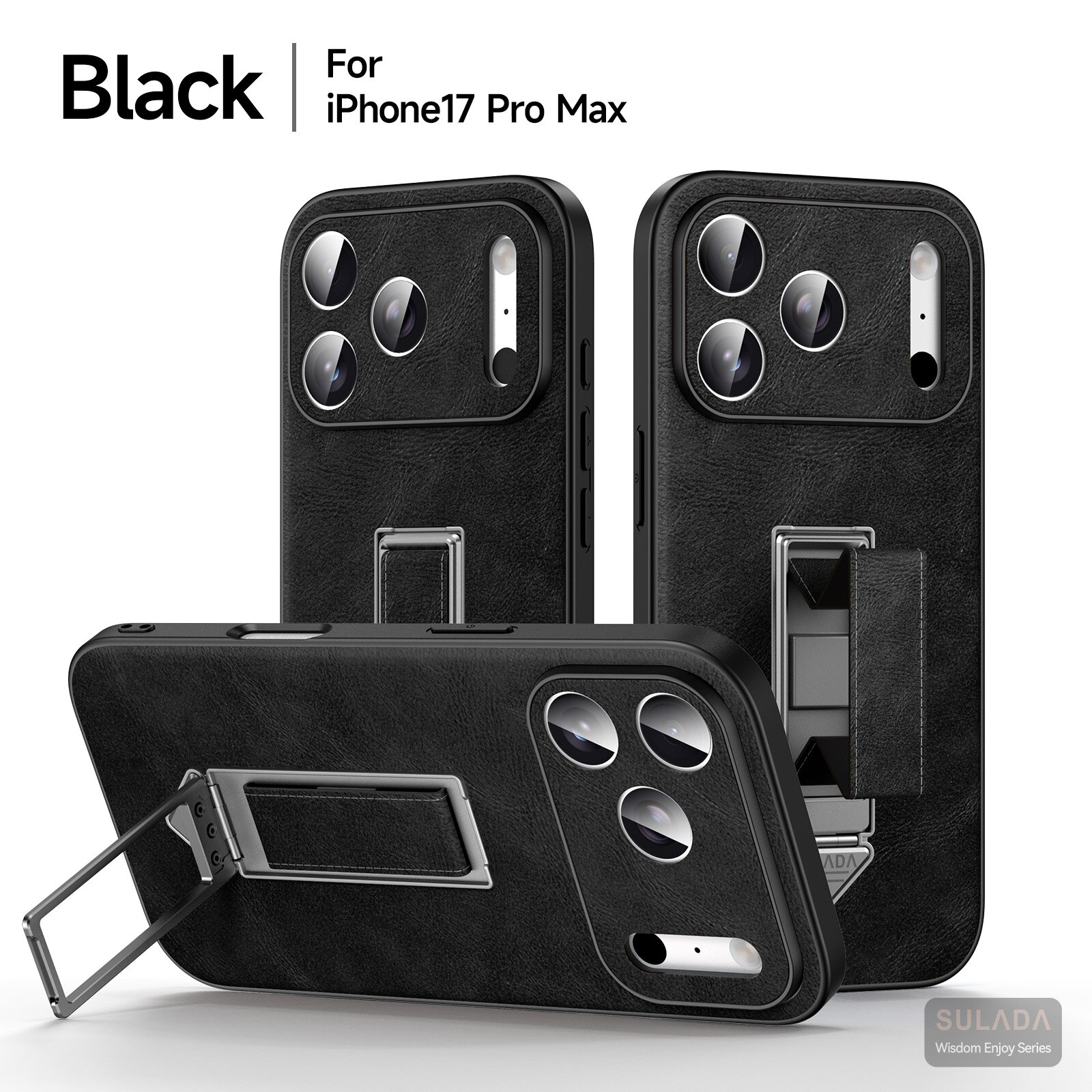 Чехол для Apple iPhone 17 Pro Max / Айфон 17 Про Макс, soft touch, чехол-кардиомонитор, искусственная кожа, поликарбонат (PC), защита камеры, ударопрочный, встроенная подставка, усиленные углы, Apple,