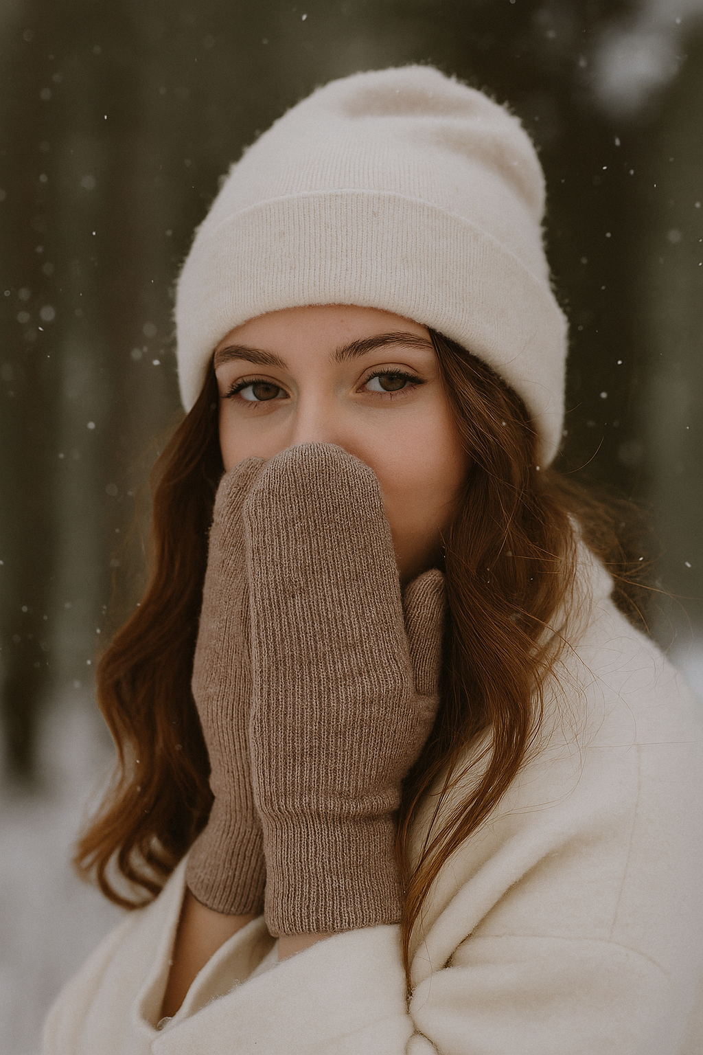 Варежки MINAKU: Hello, winter! для женщин