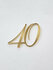 Топпер для торта цифра 40