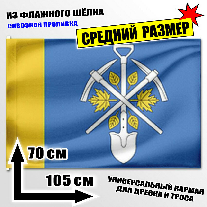 Флаг средний Центрального городского поселения 105x70 см