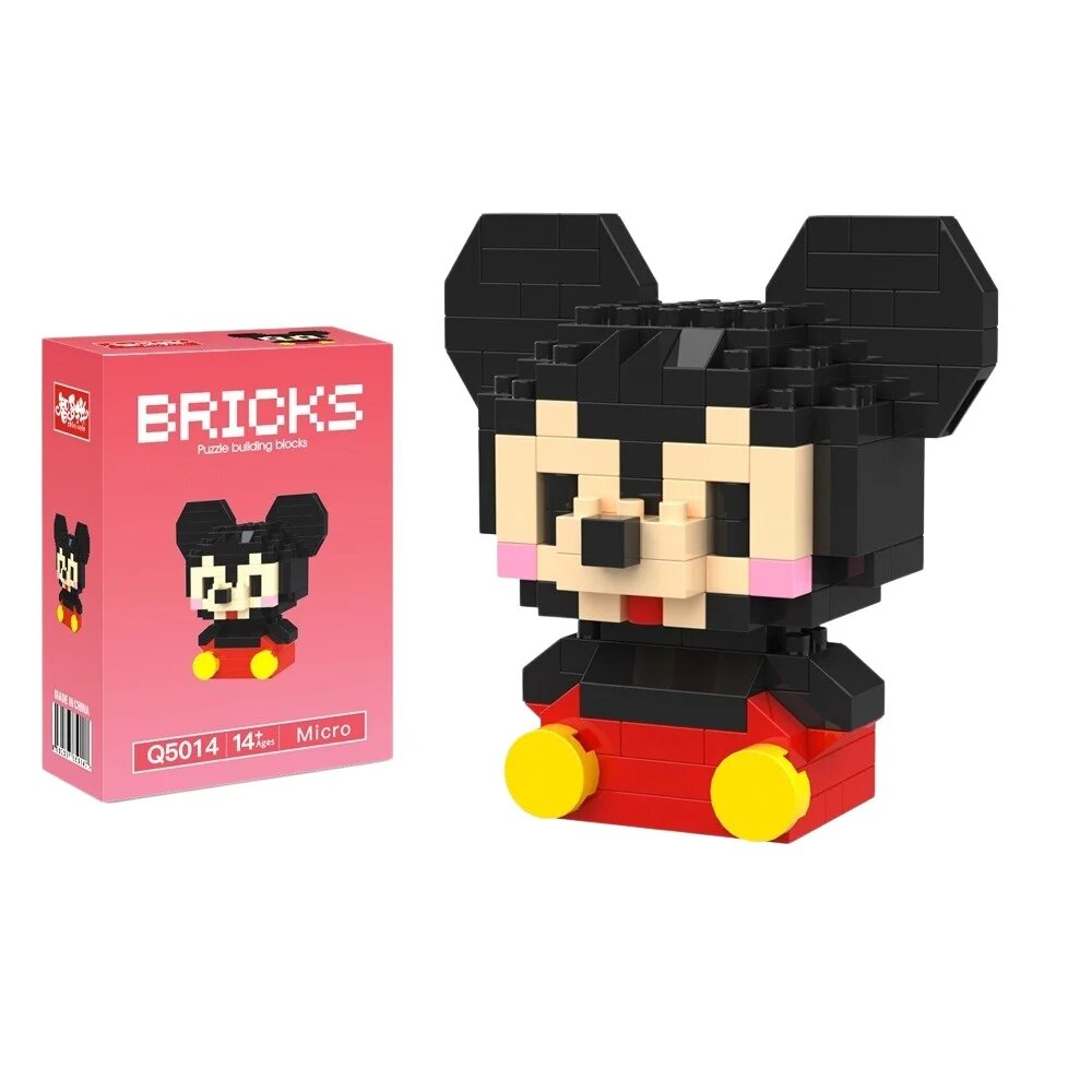 Конструктор Aoger Mickey Mouse, черный, Q5014