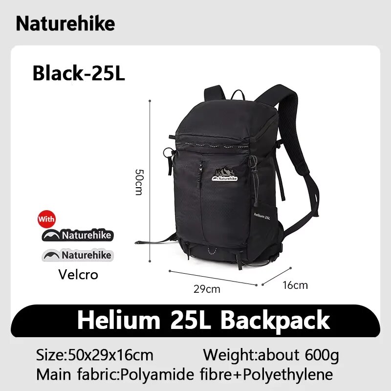 Naturehike Рюкзак 25л / 30л 25L-Black