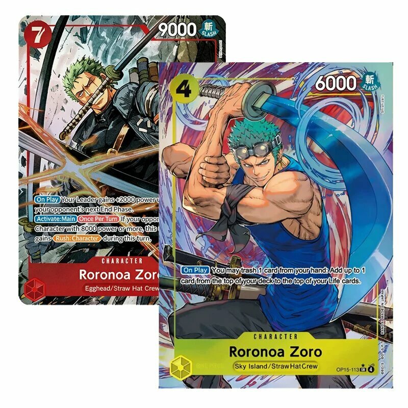 Коллекционные карточки One Piece Roronoa Zoro EN-ZORO-2PCS