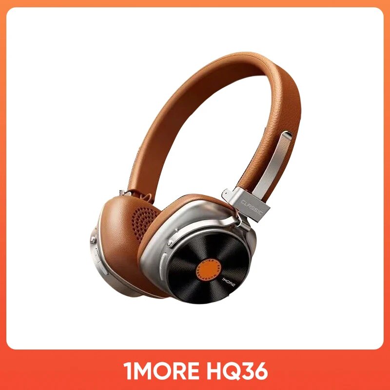 1MORE HQ36 Ретро Bluetooth наушники Brown