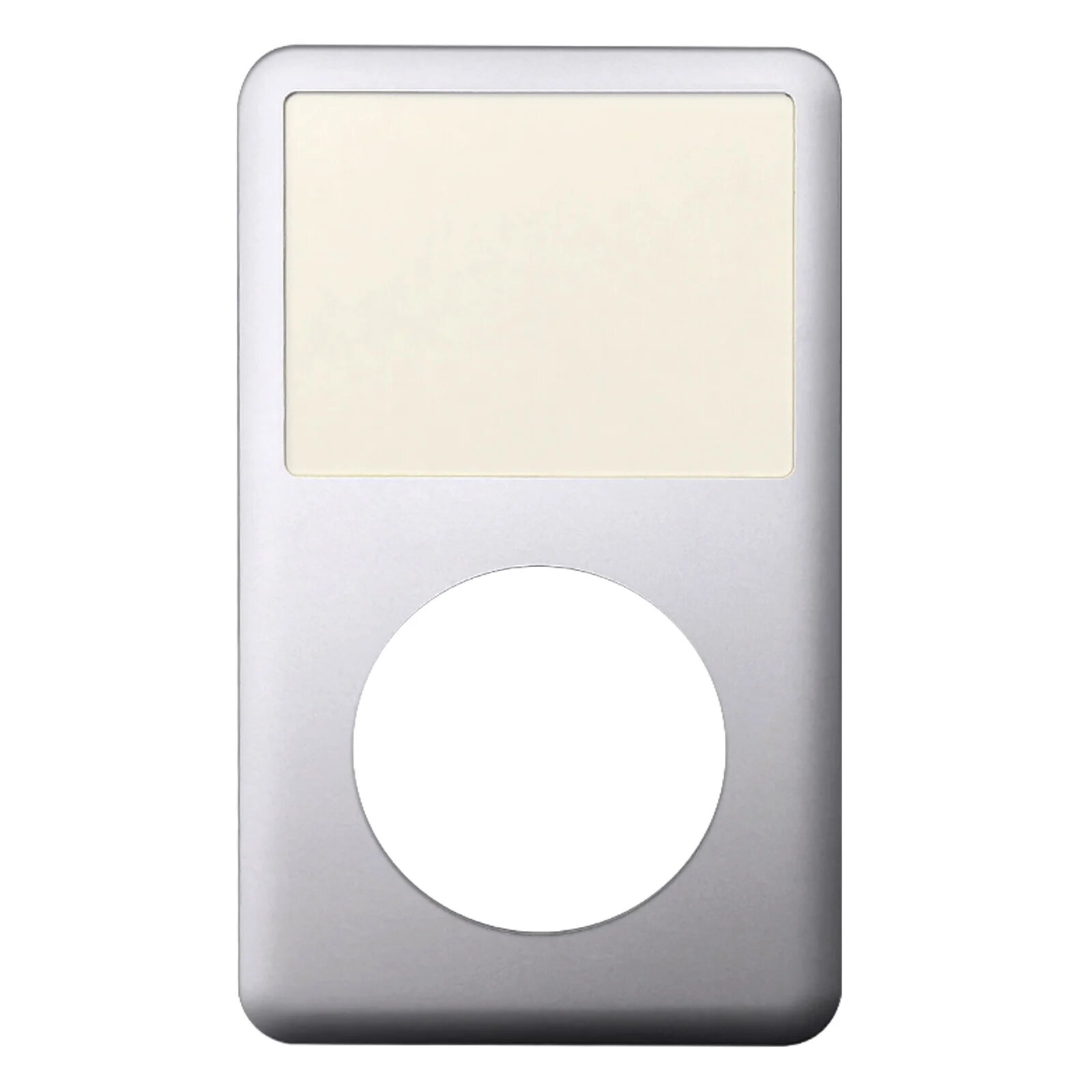Металлическая передняя панель для iPod Classic 6-7 поколения Silver