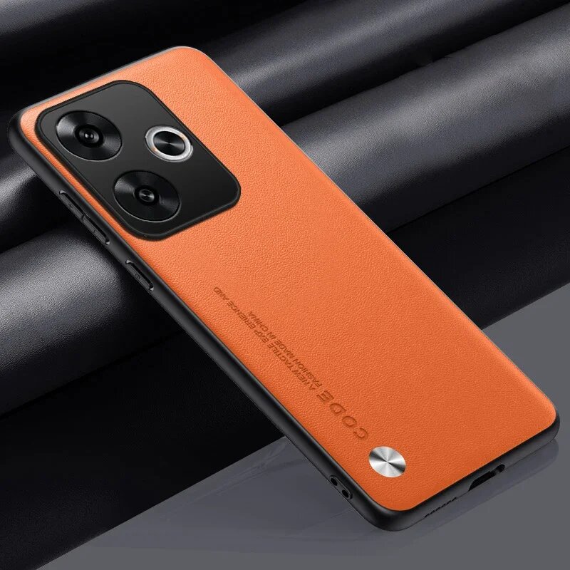 Силиконовый Противоударный Чехол-бампер Для Xiaomi Poco F6/F5 Оранжевый, Orange, Redmi Note12 Turbo
