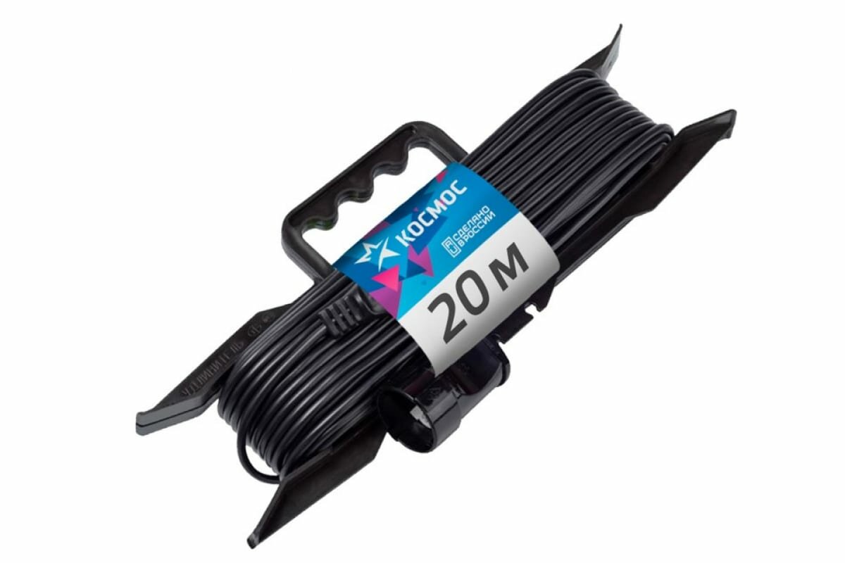 Удлинитель силовой Космос YPKSM20M-1G 6A