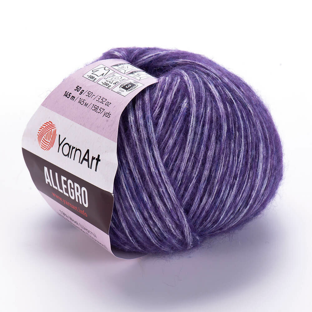 Пряжа YarnArt Allegro 716 (5 мотков по 50г/145м) фиолетовый