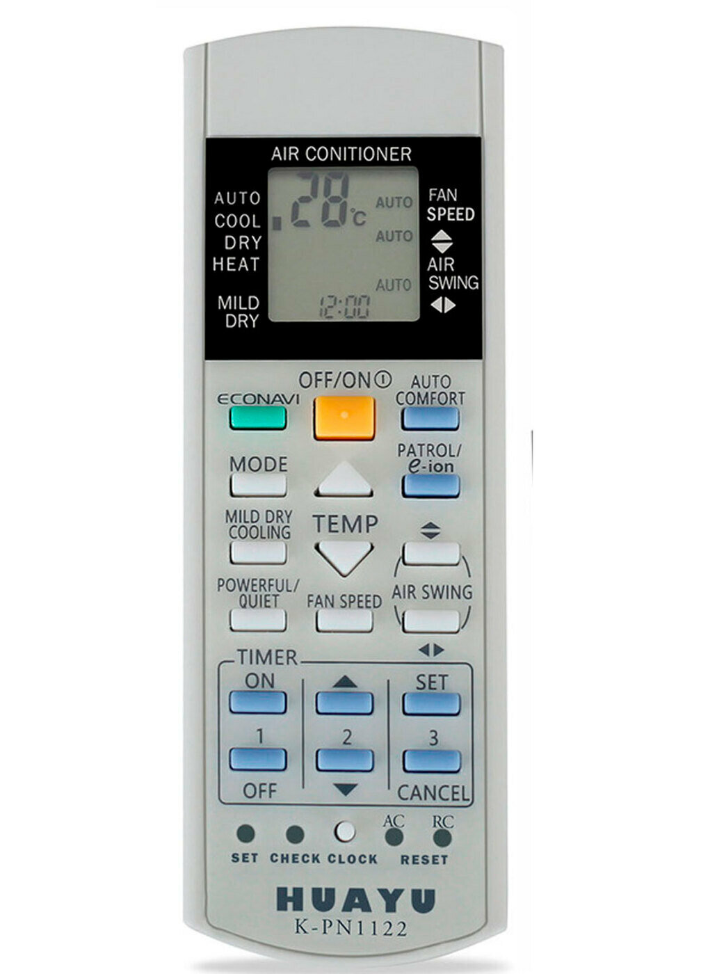 Универсальный пульт для кондиционеров PANASONIC K-PN1122