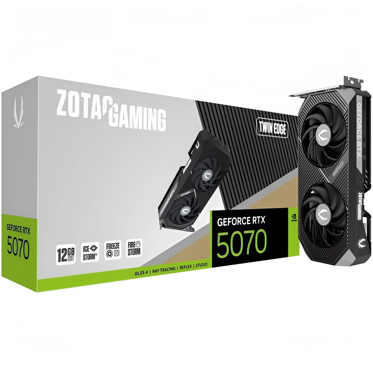 Видеокарта Zotac GeForce RTX 5070 TWIN EDGE 12GB (ZT-B50700E-10P)