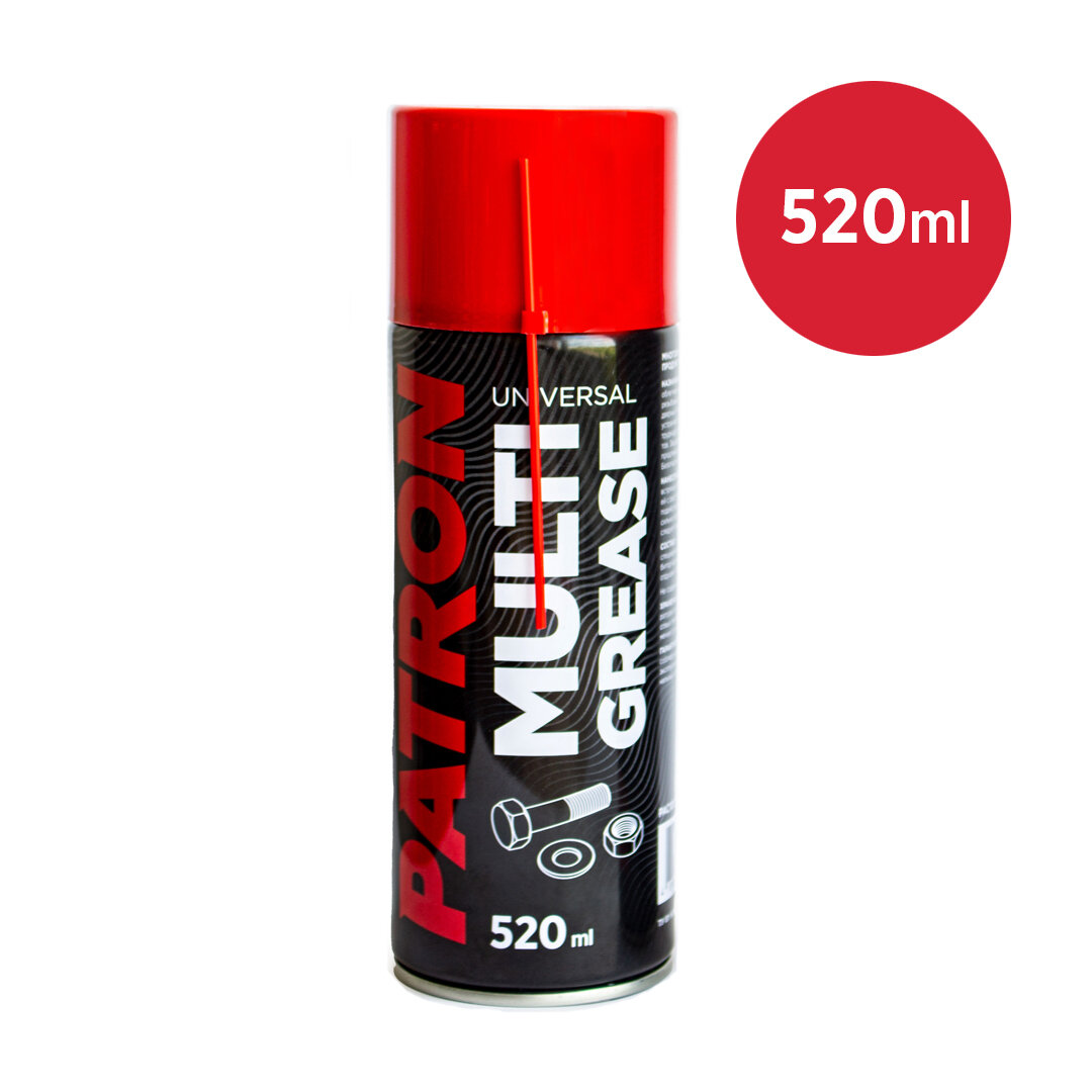 Универсальная смазка Patron 520 мл (жидкий ключ, аналог WD-40)