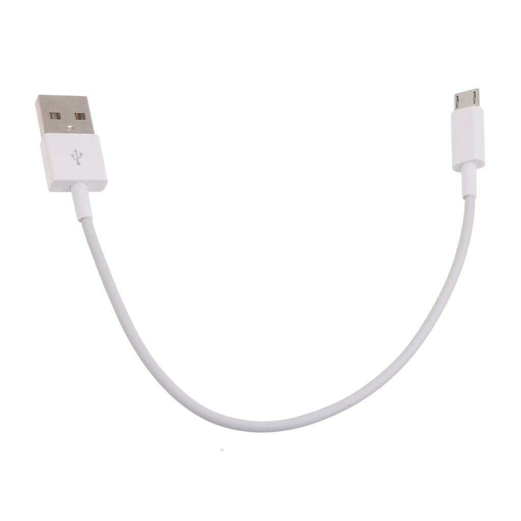 Короткий кабель Micro-USB, Белый - 20cm