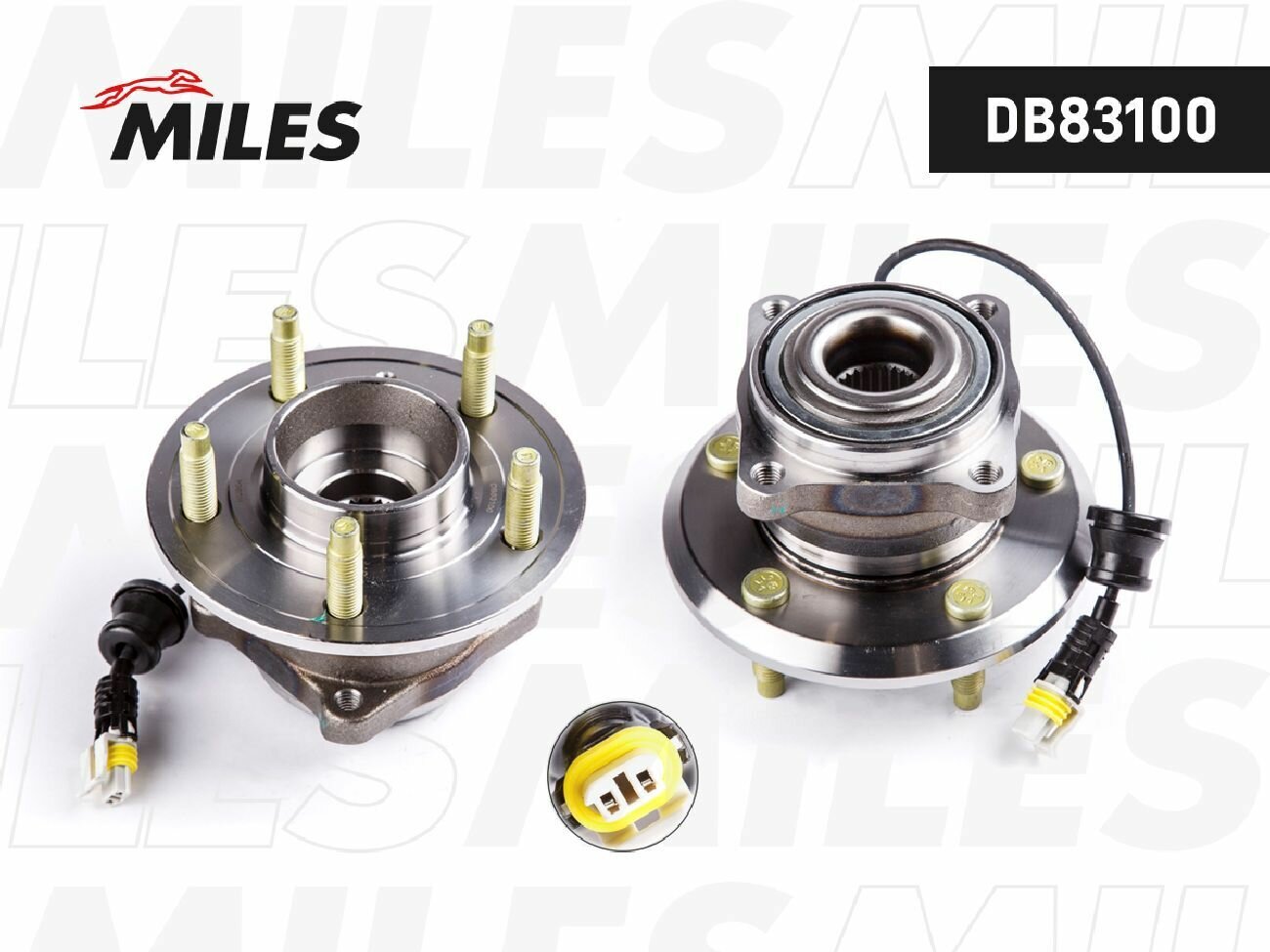 Ступица с подшипником задняя (5 шпилек)+ ABS, CHEVROLET CAPTIVA/OPEL ANTARA 06-, MILES DB83100