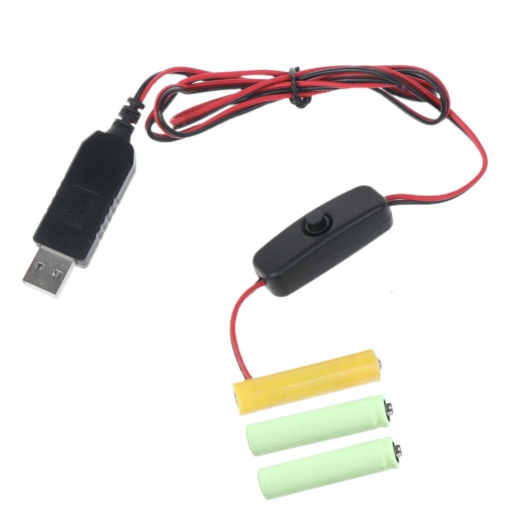 USB-адаптер вместо трёх батареек LR03