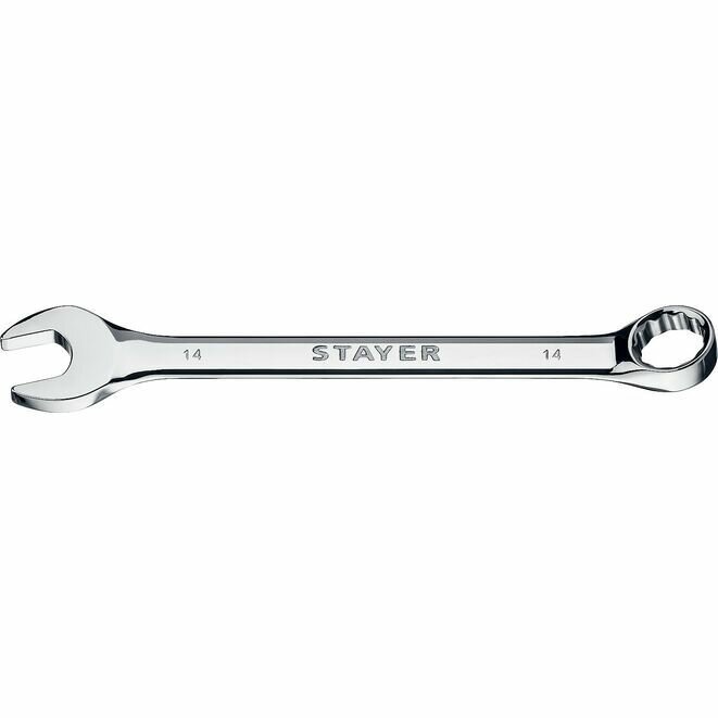 Ключ гаечный комбинированный STAYER 14 мм
