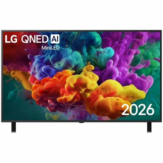 Телевизор LG 55QNED85B6C. ARUG, QNED, VRR 144Hz, 4K Ultra HD черный