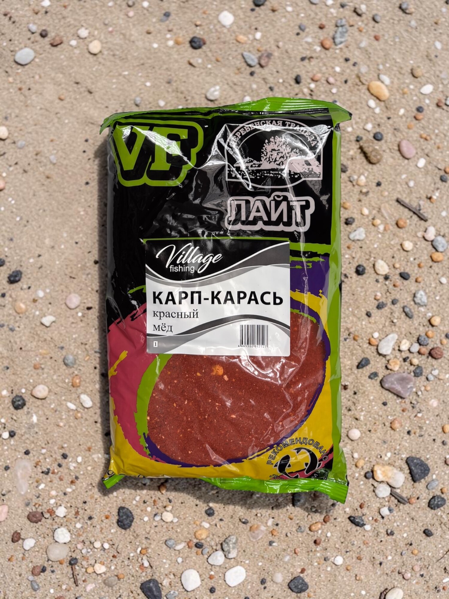 Прикормка VF Деревенская Трапеза Лайт Карп-карась Красный Мед 900 г